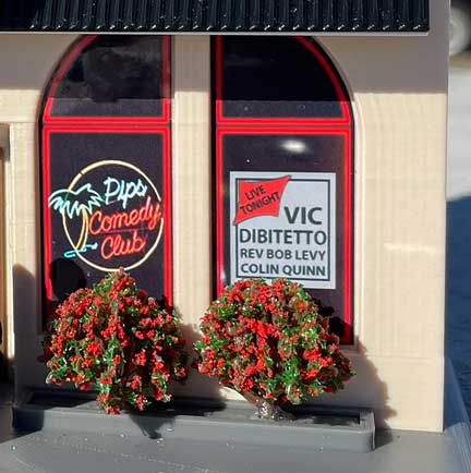 Pips Comedy Club miniature display model - Major Minis